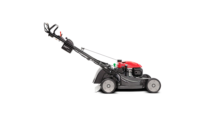 push mower side view